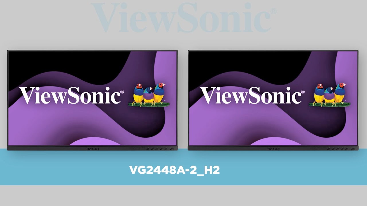 VG2448A-2_H2 24” Dual Head Monitor Pack - YouTube