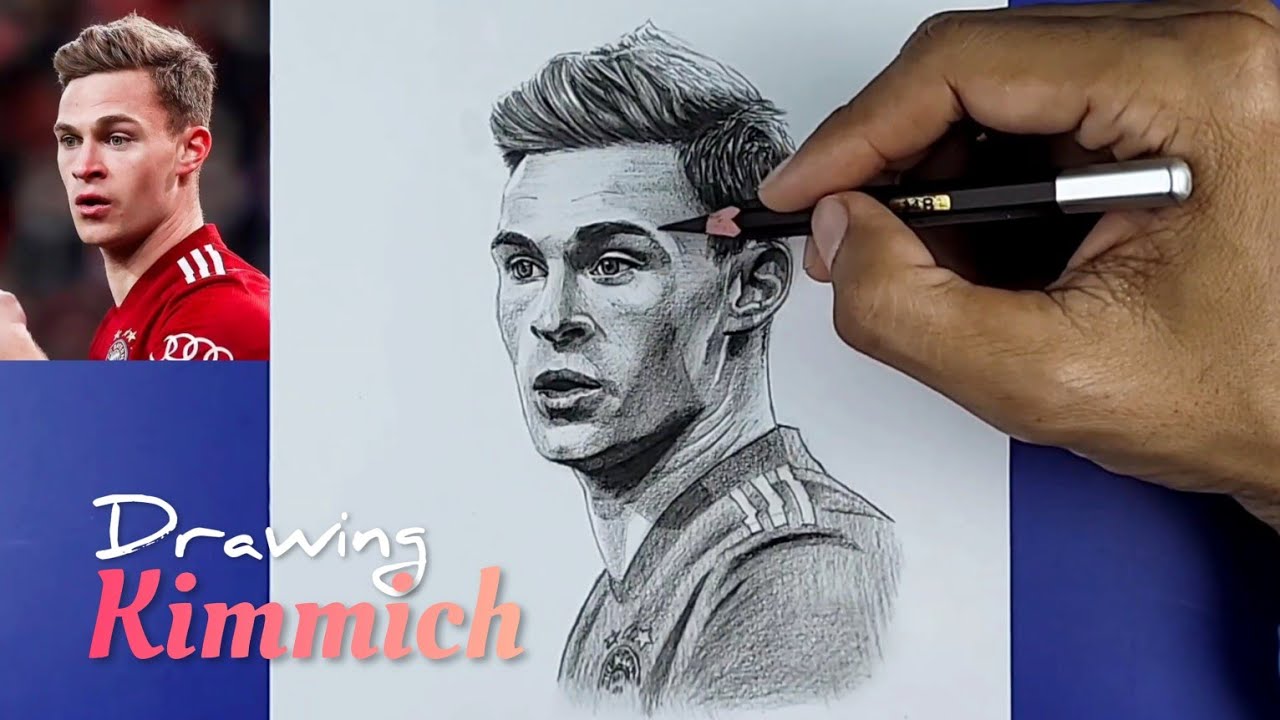 Drawing joshua Kimmich from Germany - YouTube
