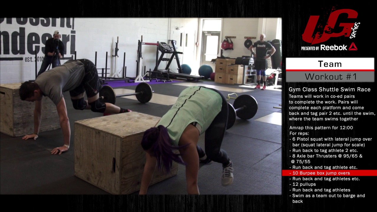 UG Series Beach WOD 2017 - Team Workout #1 - YouTube