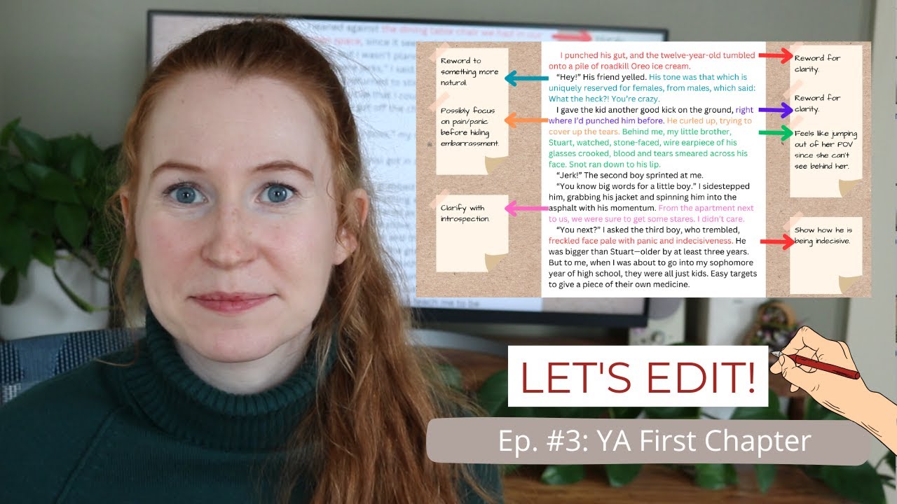 Let's Edit! Ep. #3: YA Novel Opening Scene - YouTube