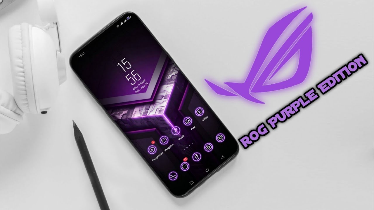 ROG Purple Edition Theme - Tema Realme & Oppo - YouTube