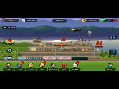 Fast Level UP:TrainStation the game on Rail - YouTube