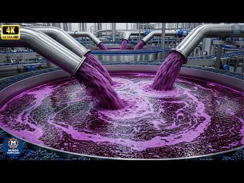 Você não imagina como o SUCO DE UVA é feito | Mundo Fabricado
