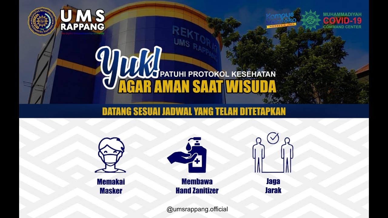 WISUDA SARJANA UMS RAPPANG ANGKATAN KE-III TAHUN 2021 - YouTube
