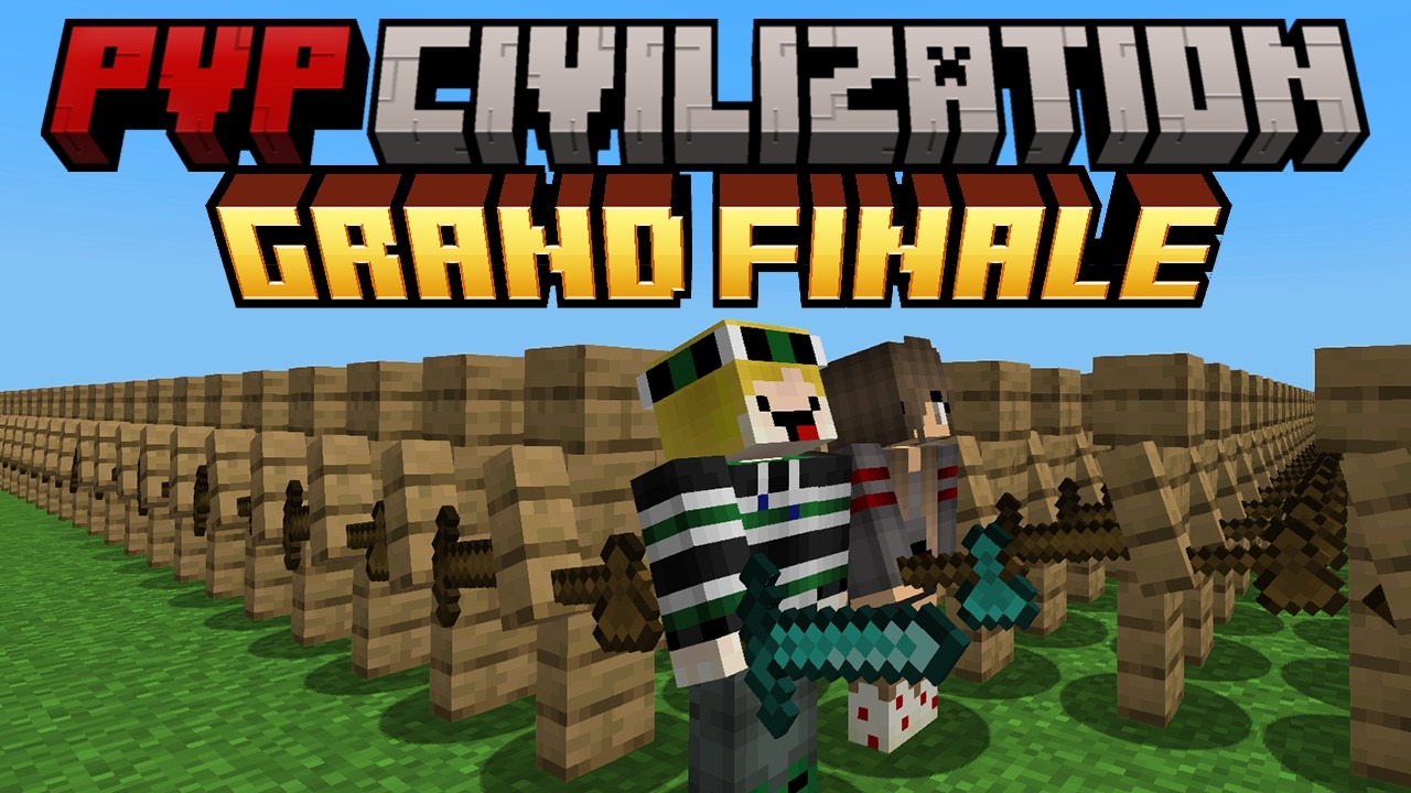 Minecraft but I become IMMORTAL in PVP CIVILIZATION - YouTube