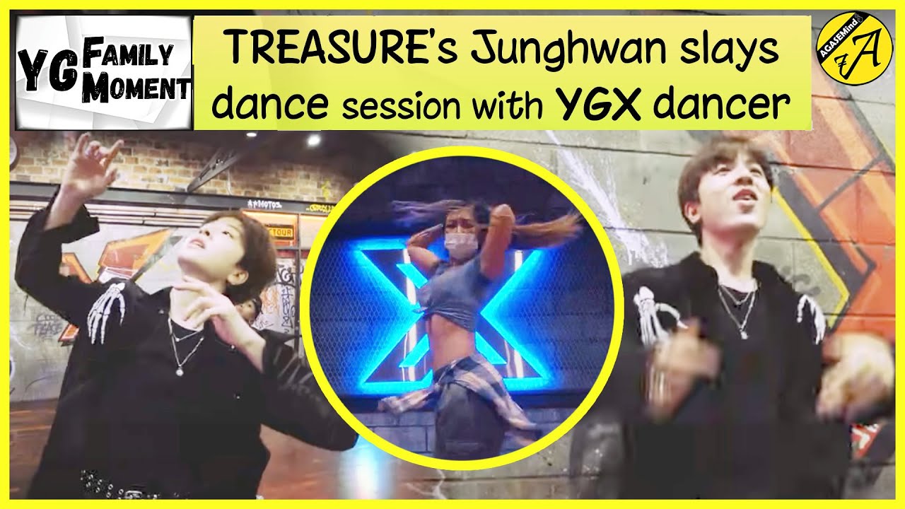 JUNGHWAN slays dance session with YGX dancer (X ACADEMY choreographer ...