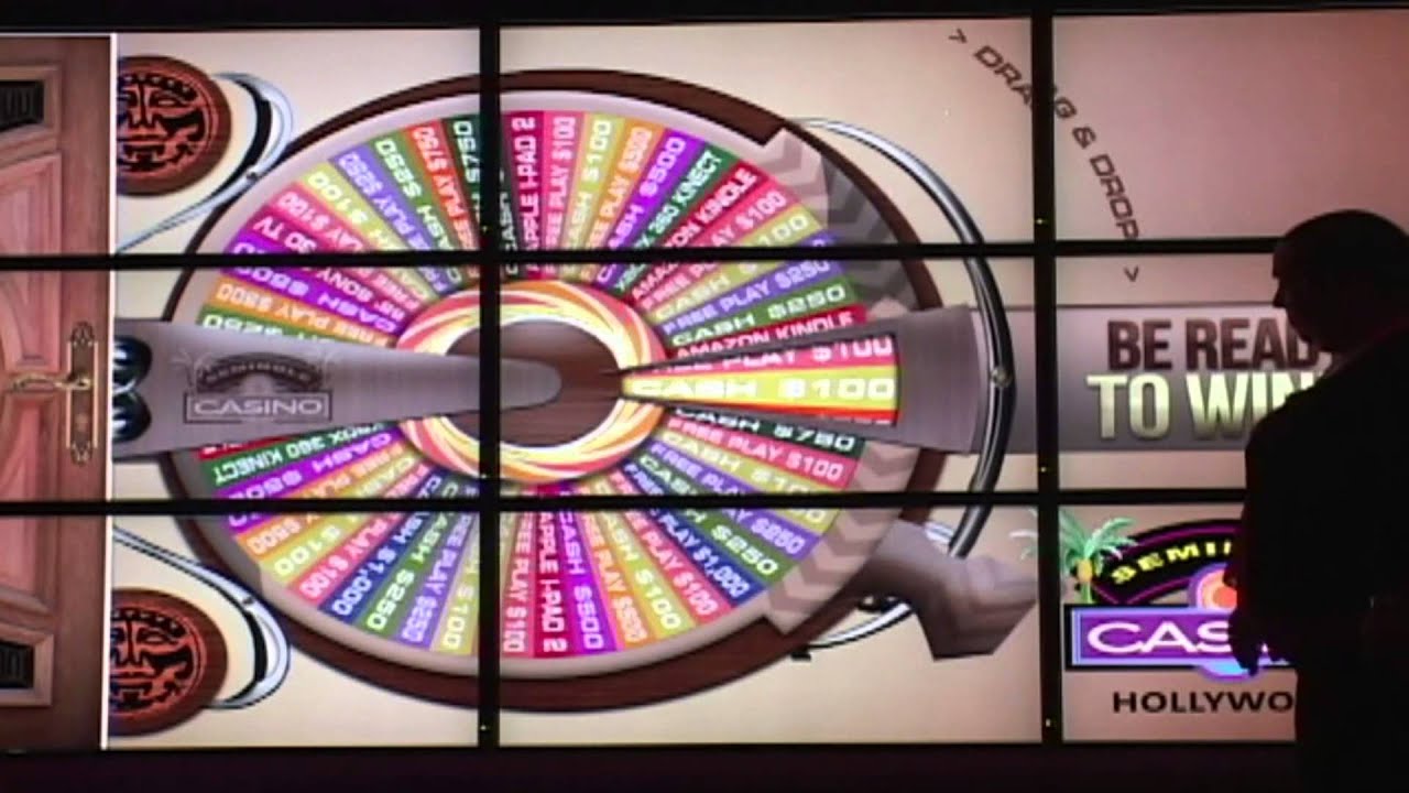 Wheel Spin Touch-Screen Game | Interactive Digital Signage - YouTube