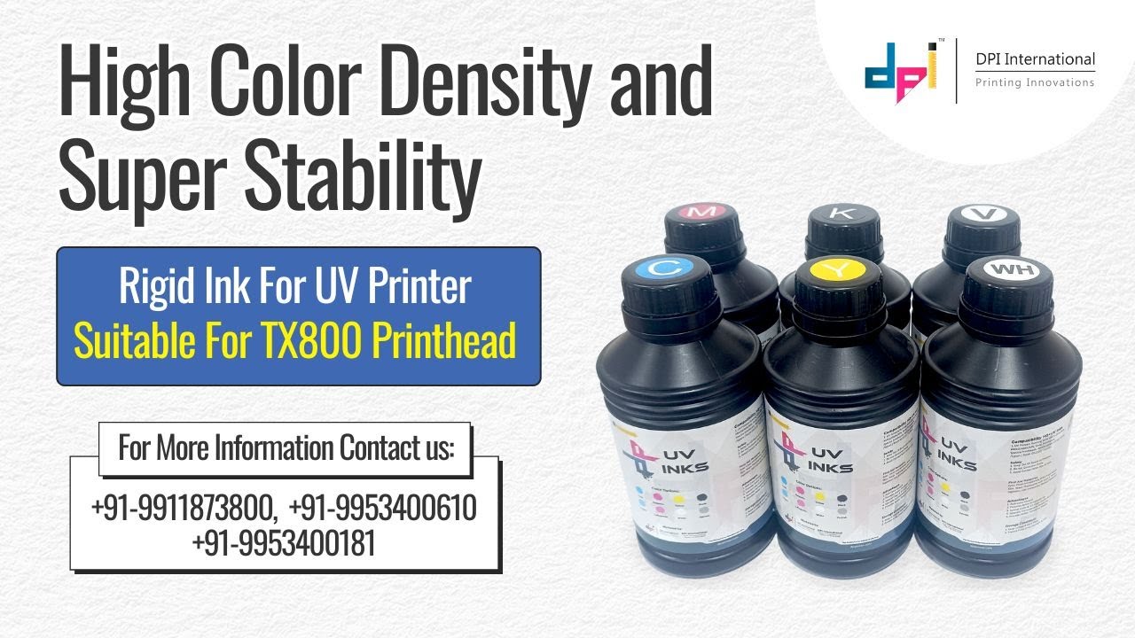 Highest Quality Color Output UV Rigid Ink Compatible with ...