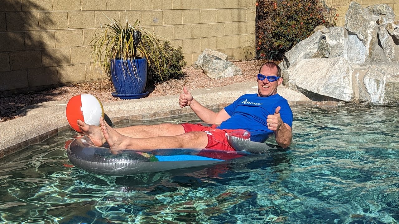 Best Floatie for Staying Above Water: Intex King Kool Lounge - YouTube