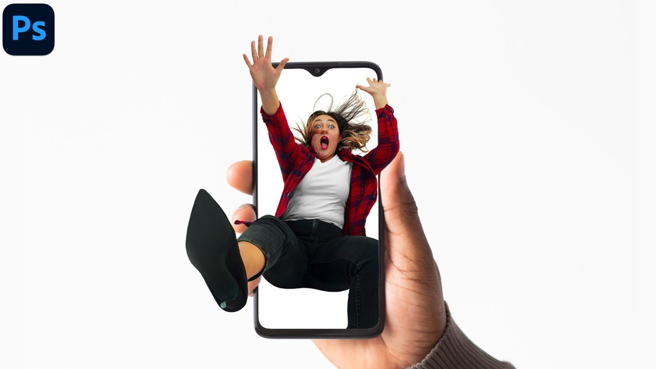 Create a 3D POP OUT Effect in Photoshop in 1 Minute Tutorial - YouTube