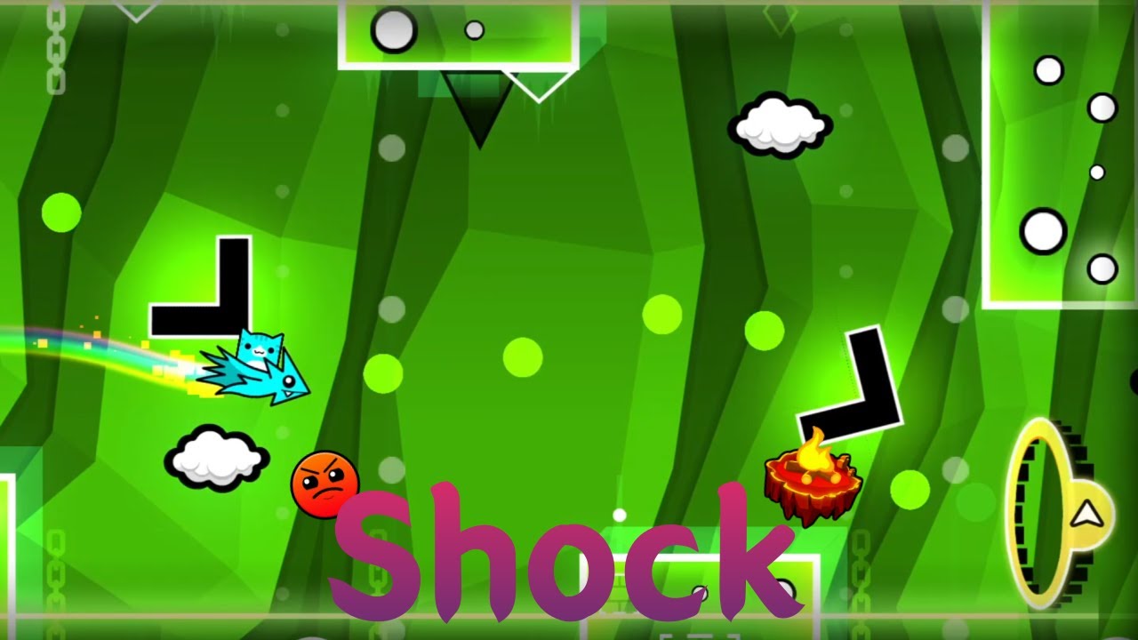 Shock - By Danolex (★6 Harder)│Geometry Dash Fire Gauntlet - YouTube