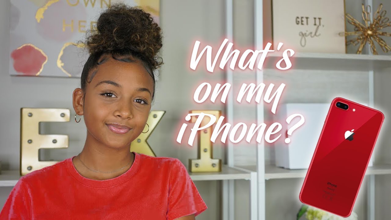 What's on my iPhone 8 Plus | LexiVee03 - YouTube