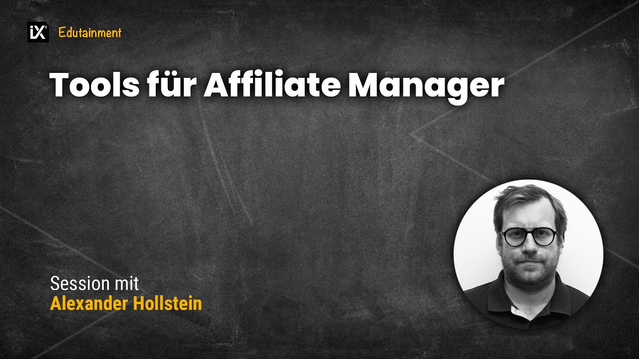 Tools für Affiliate Manager | Alexander Hollstein - YouTube