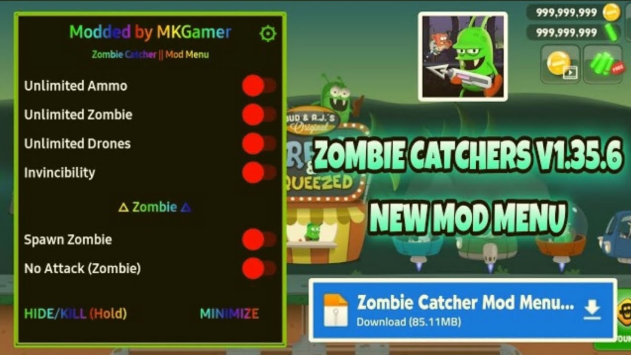 zombie catcher v1.35.6 mod menu //MOD MENU//zombie catcher mod menu ...