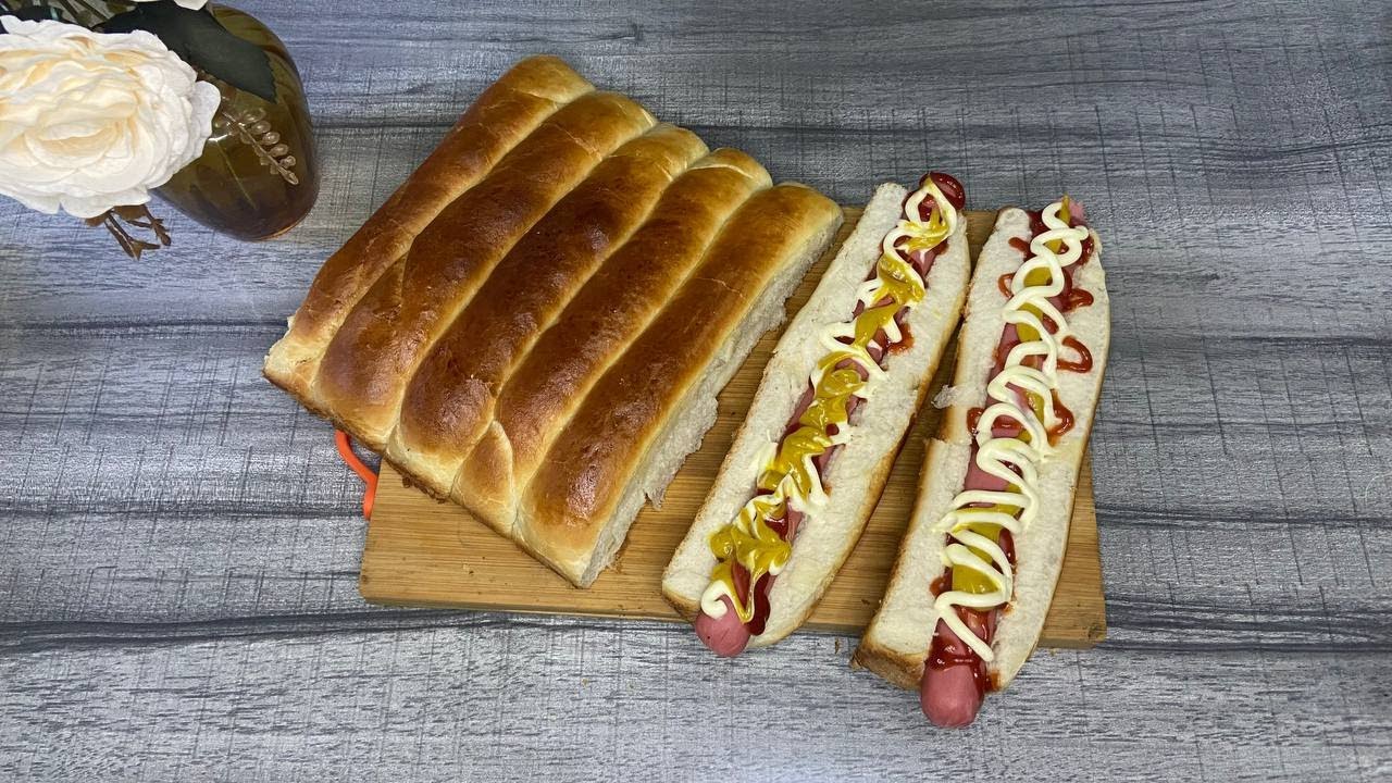 PAN DE SUPER PANCHOS / PAN DE VIENA - RECETA CASERA - YouTube