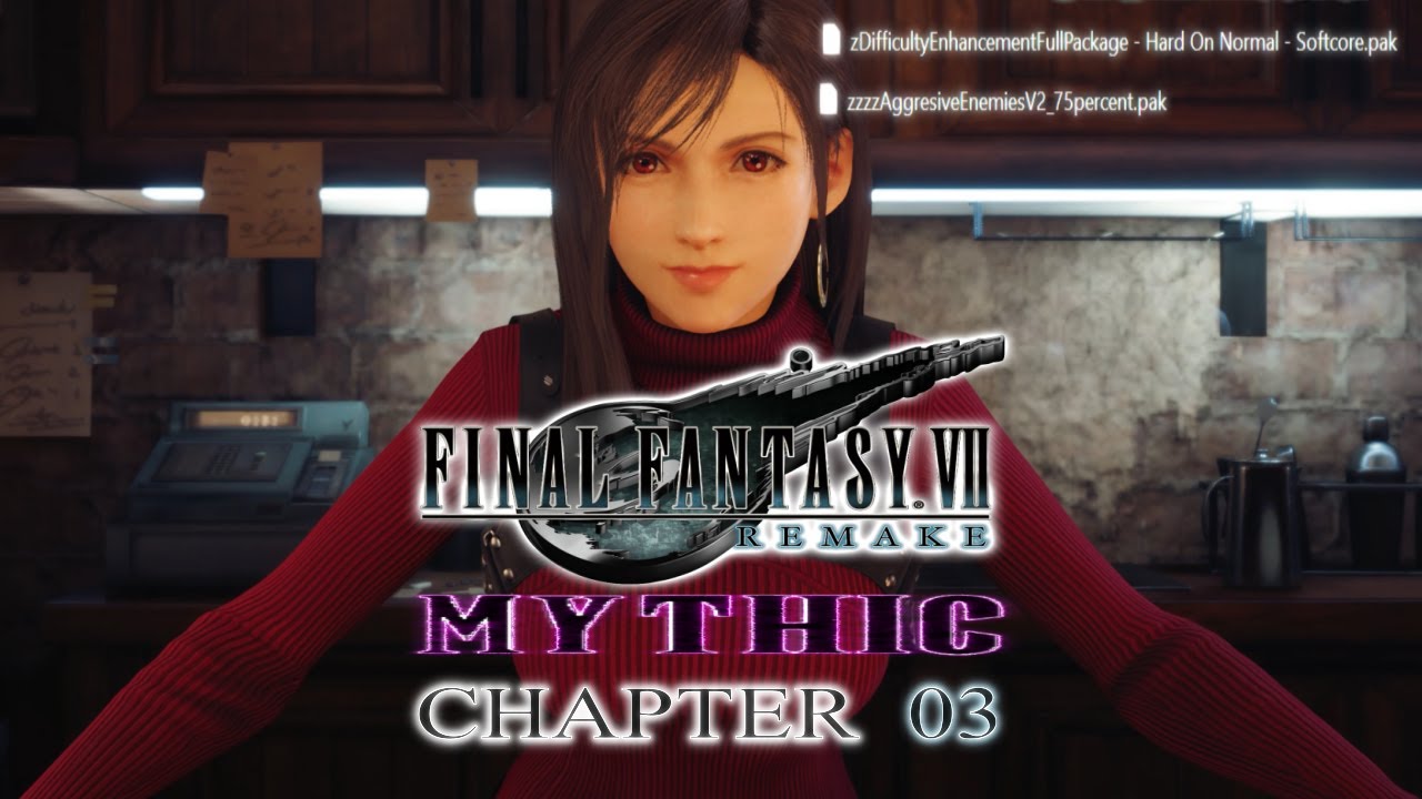 FF7 Remake Mythic Mod - Brutal Chapter 3 Gameplay | Hardcore Gaming ...