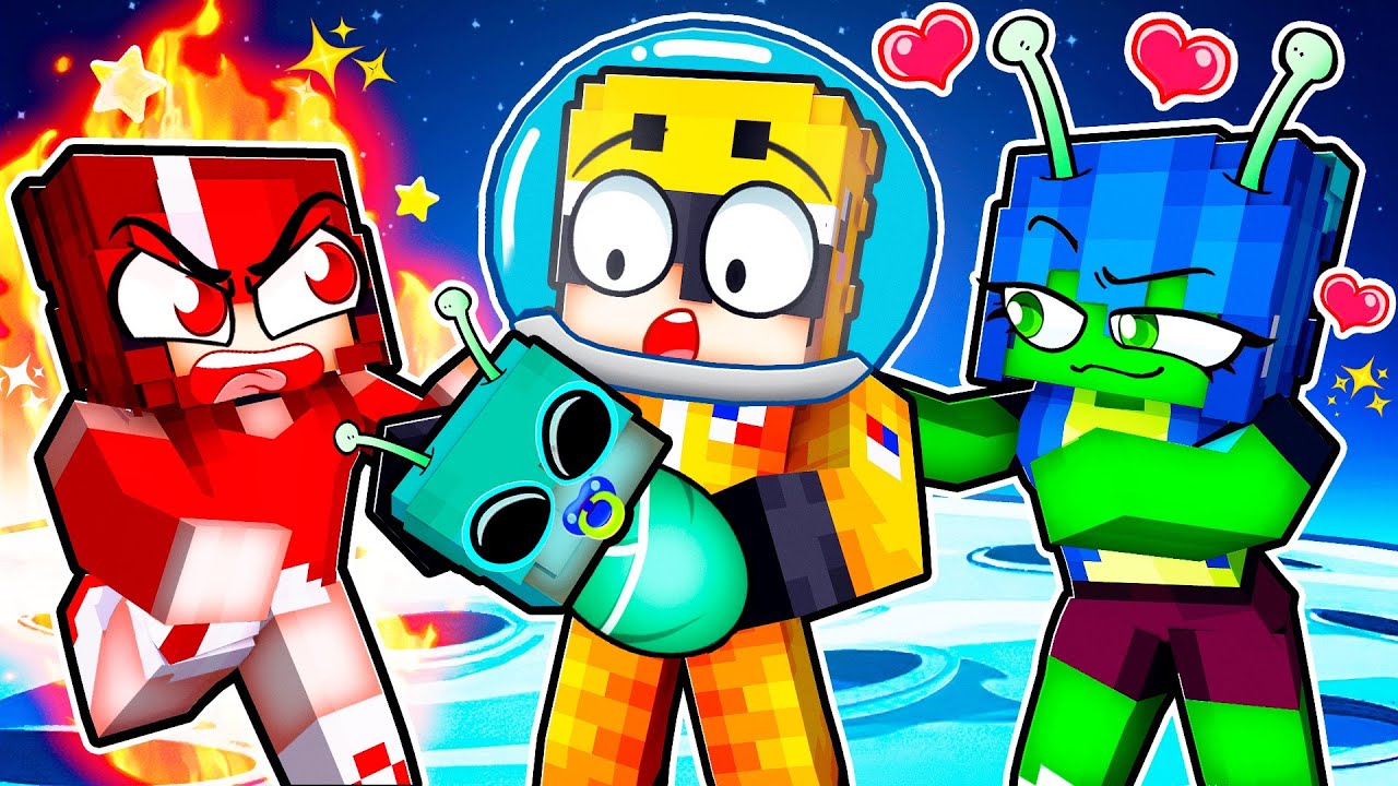 Having A SPACE FAMILY in Minecraft! - YouTube