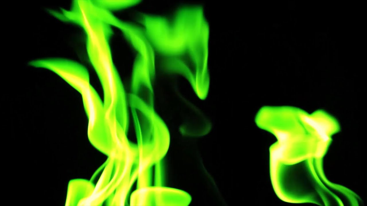 Cool Green Fire Backgrounds