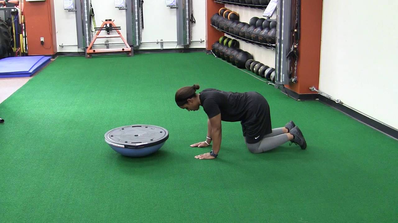 Bosu Push Up + Fire Hydrant - YouTube