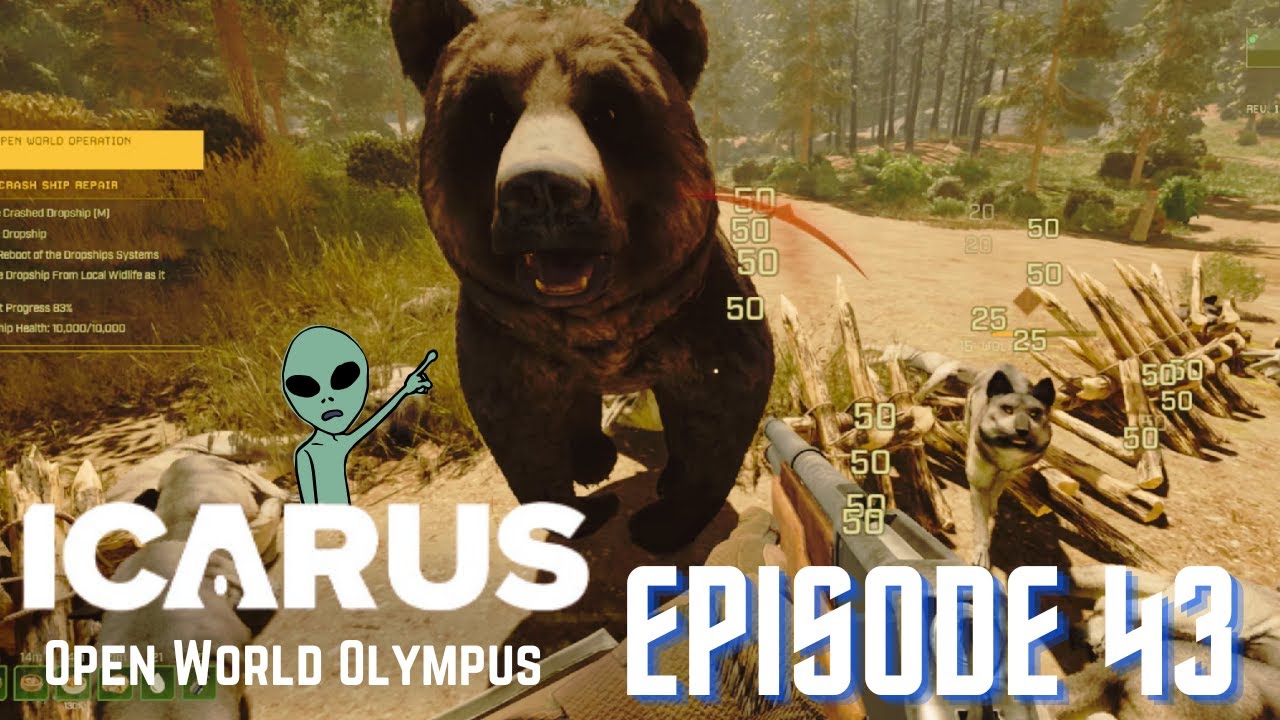 Icarus Open World Olympus Episode 43 Crashed Ship Repair Part 2 - YouTube