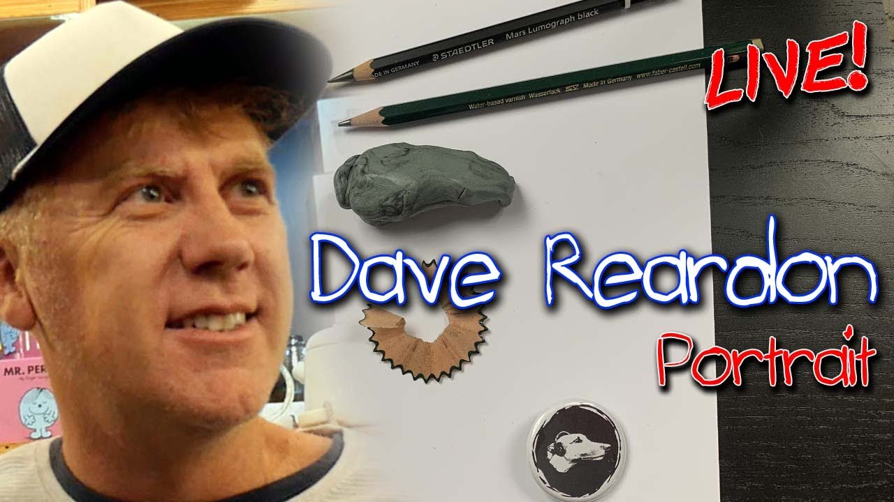 Dave Reardon - Completing The Set | LIVE Portrait Drawing (How To Cook ...