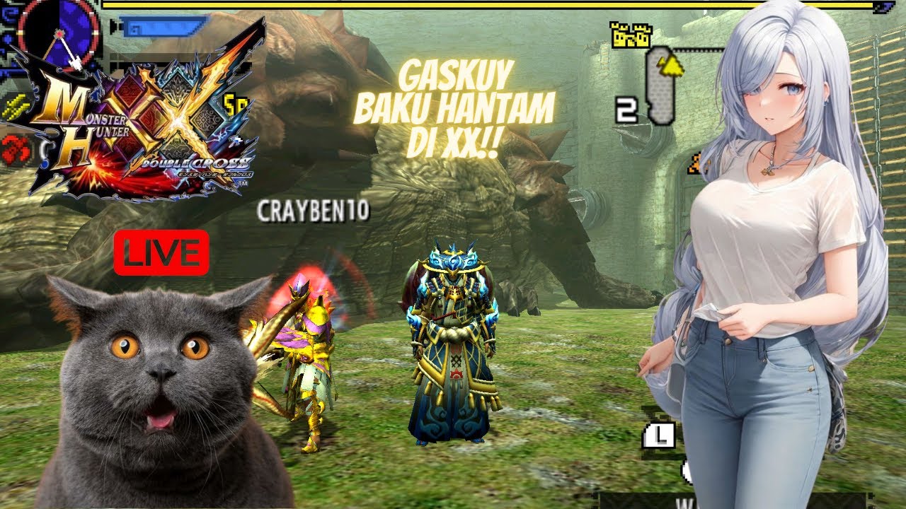 Gas baku hantam dengan para Deviant!.... MHXX (LIVE STREAMING) - YouTube