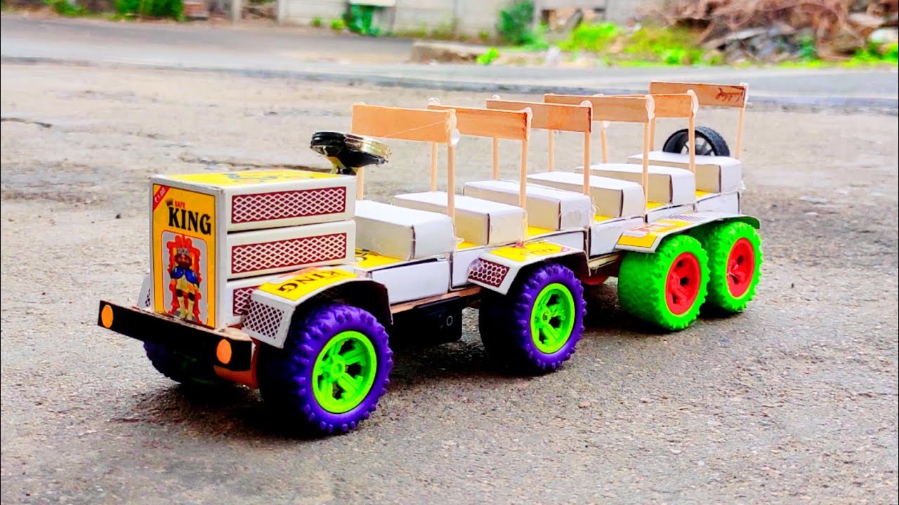 How to make matchbox Passenger jeep at home #trendingvideo ...