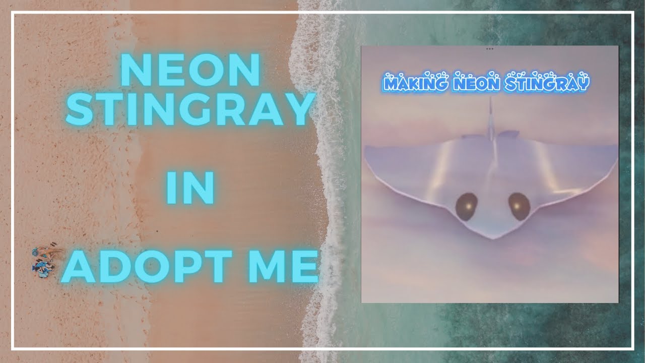 Making a Neon Stingray in Adopt Me - YouTube