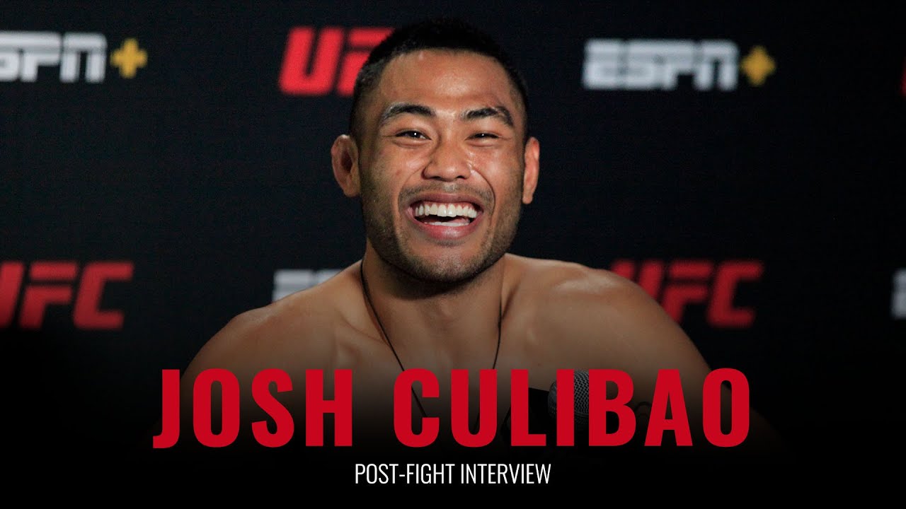 Josh Culibao UFC Vegas 27 post-fight interview - YouTube