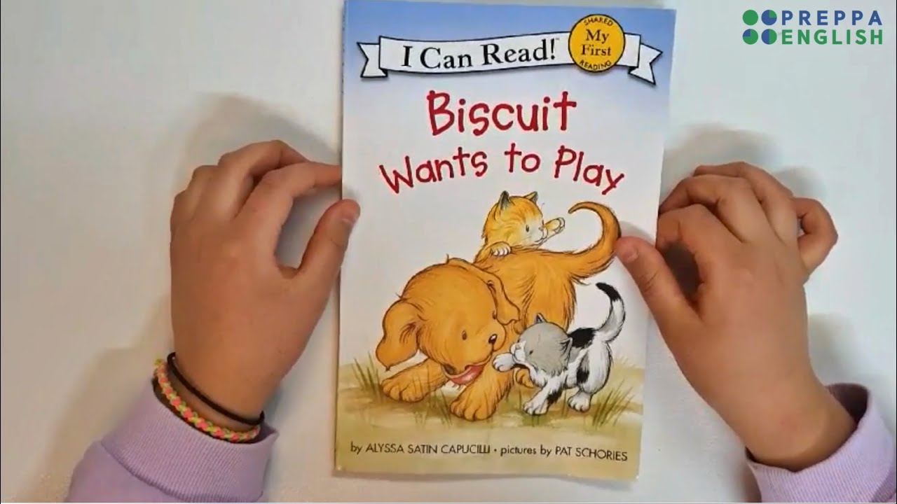 [프레파영어] 🐶🐱 'Biscuit Wants to Play ' read aloud by Seungeun - YouTube