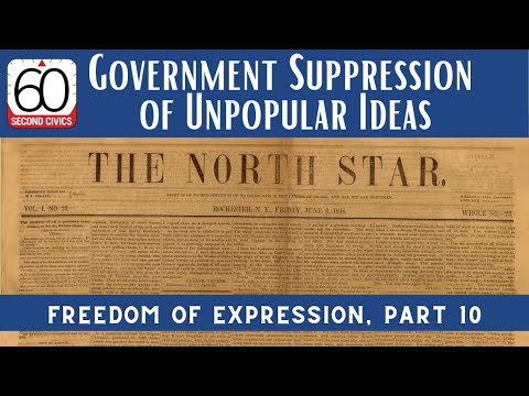Government Suppression of Unpopular Ideas: Freedom of Expression, Part ...