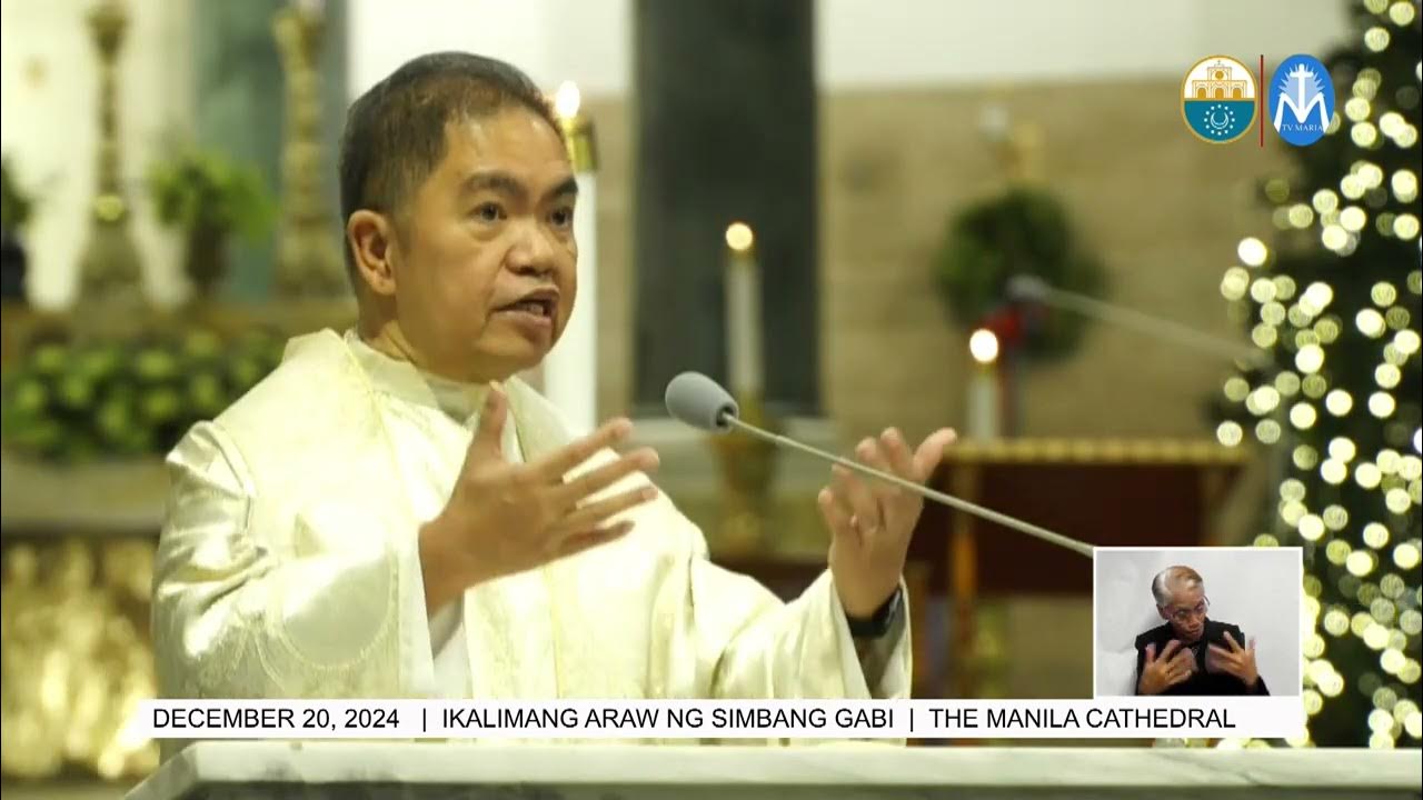 Simbang Gabi Homily | 20 December 2024 - YouTube
