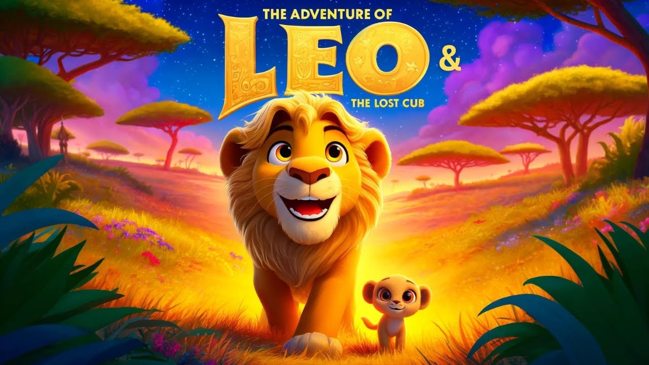🦁 The Adventure of Leo & the Lost Cub 🐾| Moral Stories 📚 | Bedtime ...