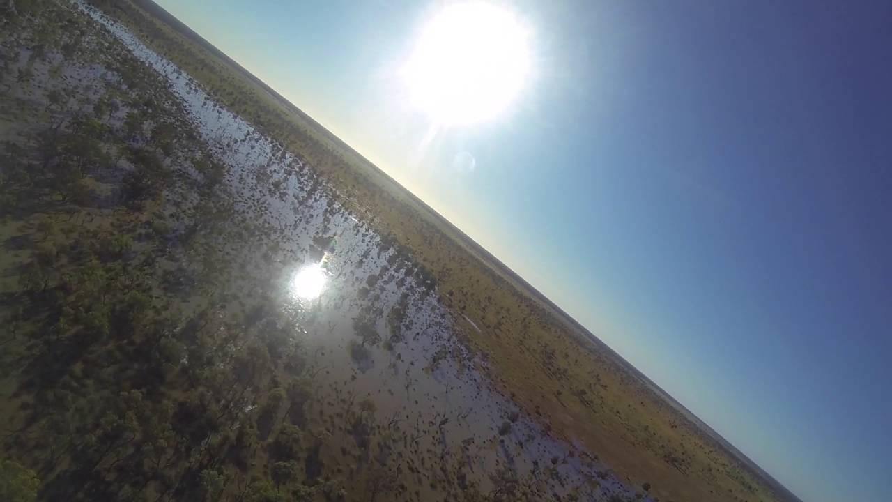 Aerial survey of the Bogan River - YouTube