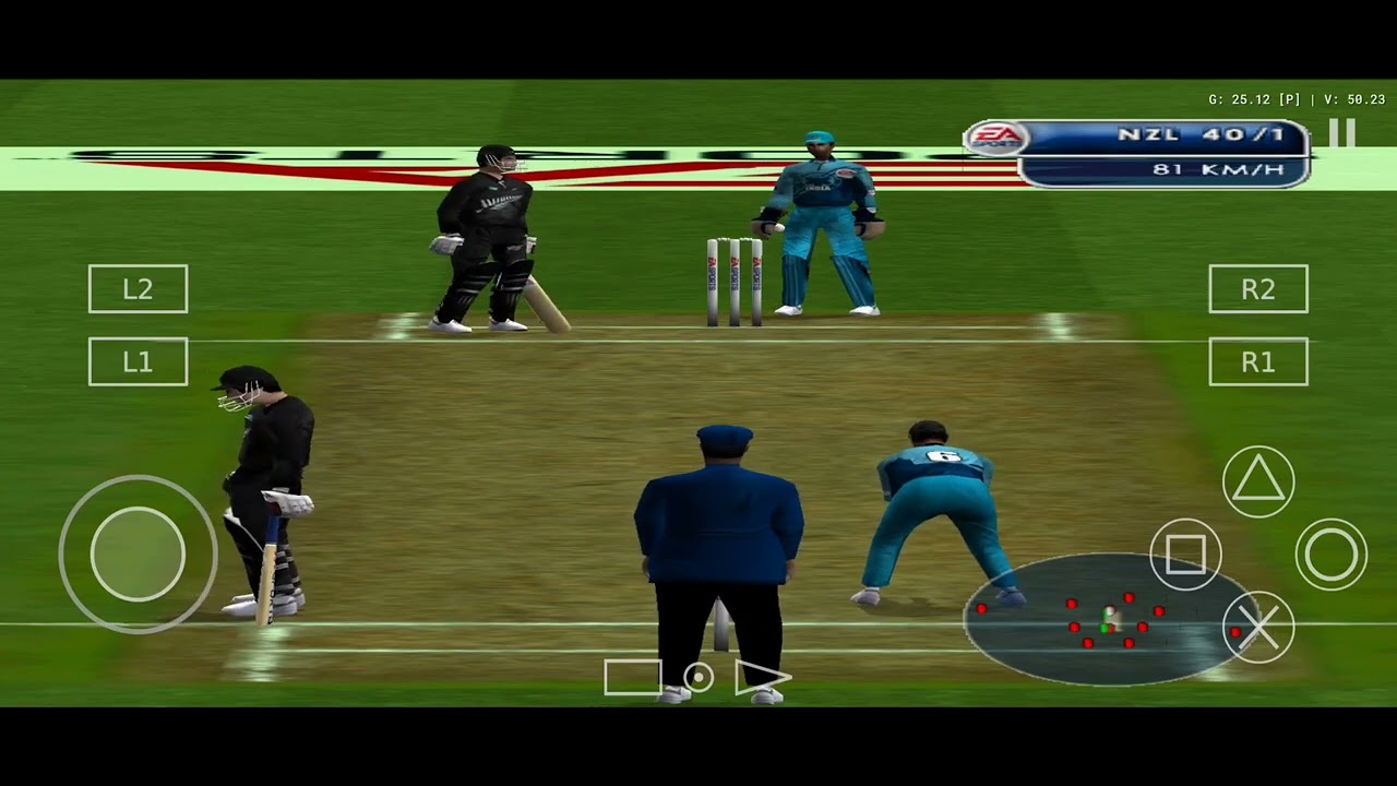 ICC Knockout cup 2002 Semi final India vs Newzealand PS2 Aethersx2 Ea ...