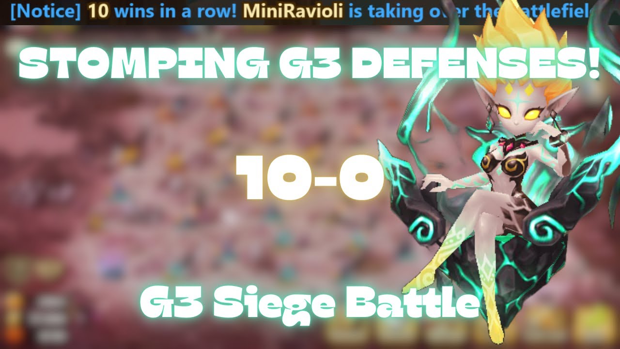 CONQUERING G3 SIEGE... and using Shren? G3 Siege vs Catac|ysm & Mother ...