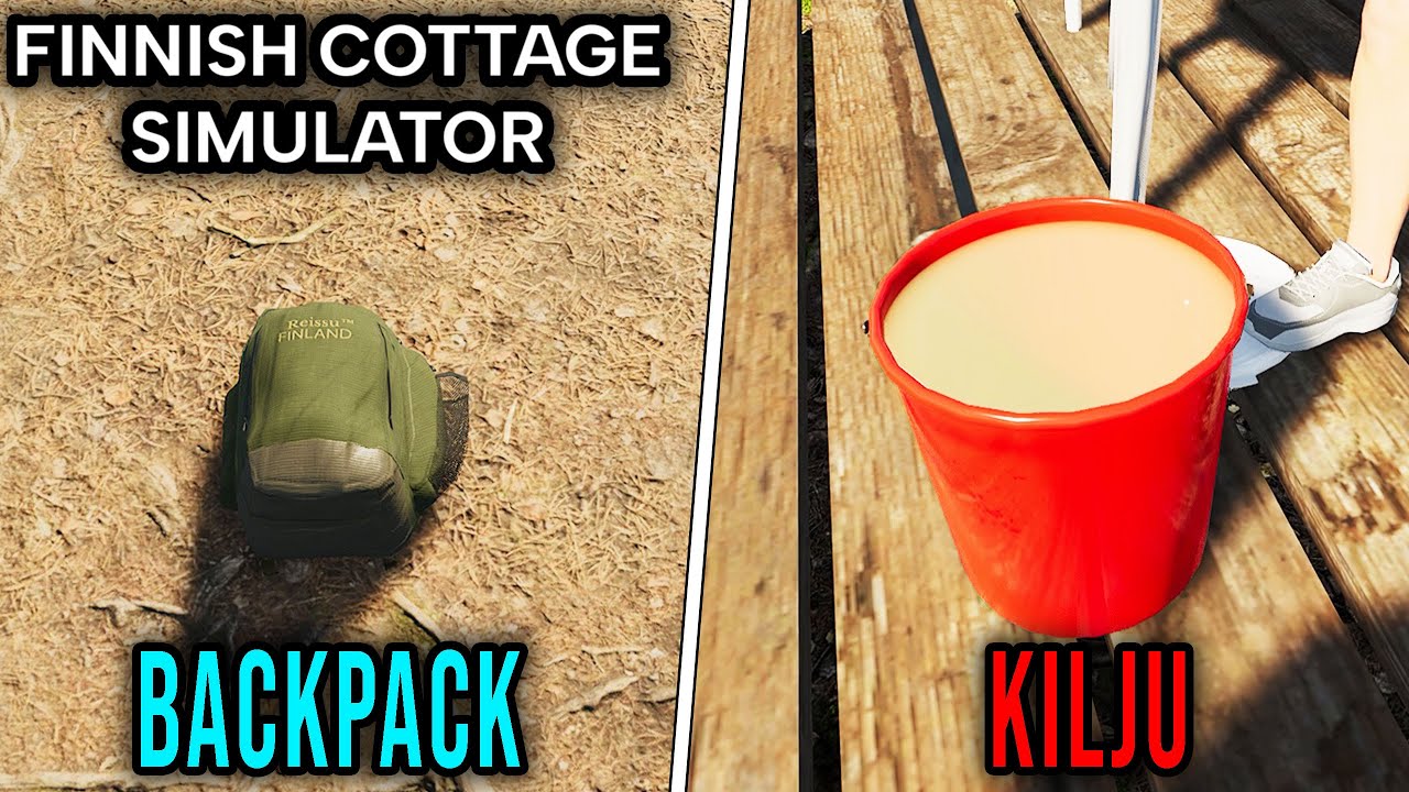 MAKING A KILJU - BACKPACK - Finnish Cottage Simulator - YouTube