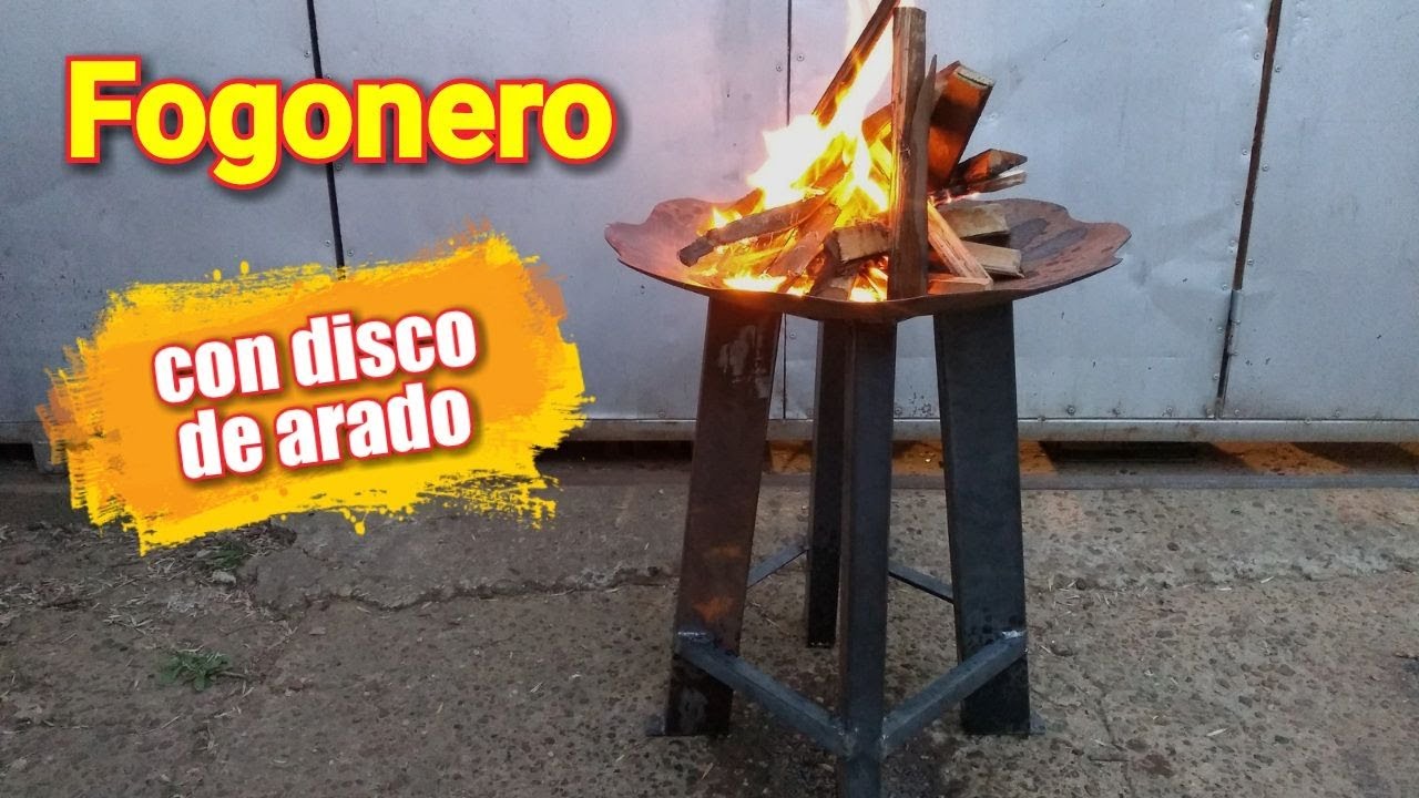 FOGONERO con disco de ARADO !! - YouTube