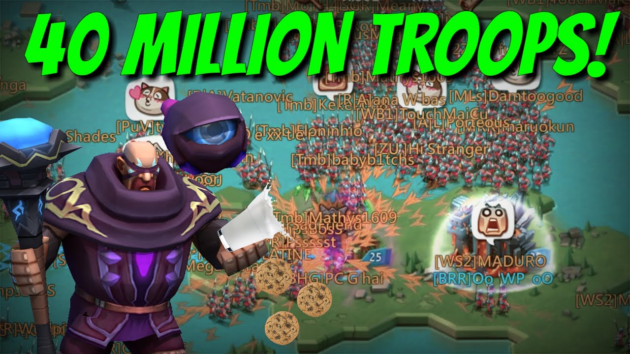 Time To Rally 40 Million Troops! - Lords Mobile - YouTube