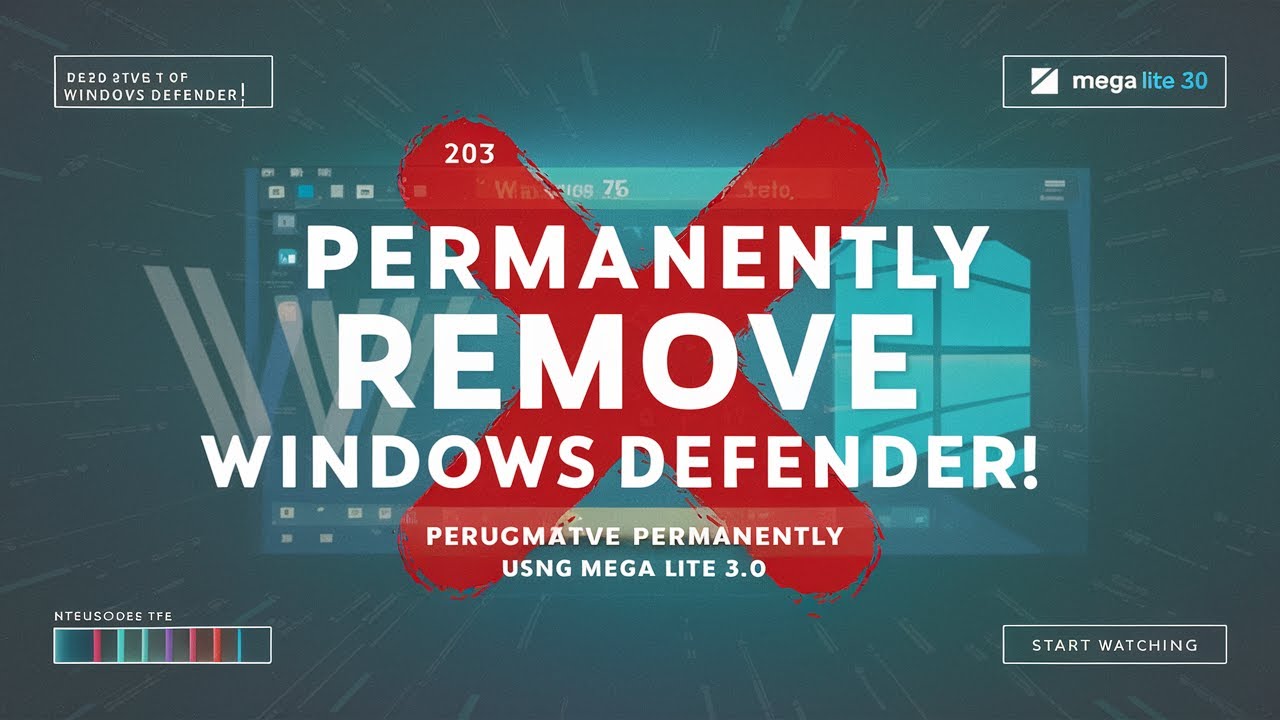 COMO REMOVER O WINDOWS DEFENDER PERMANENTEMENTE WIN 10! - YouTube