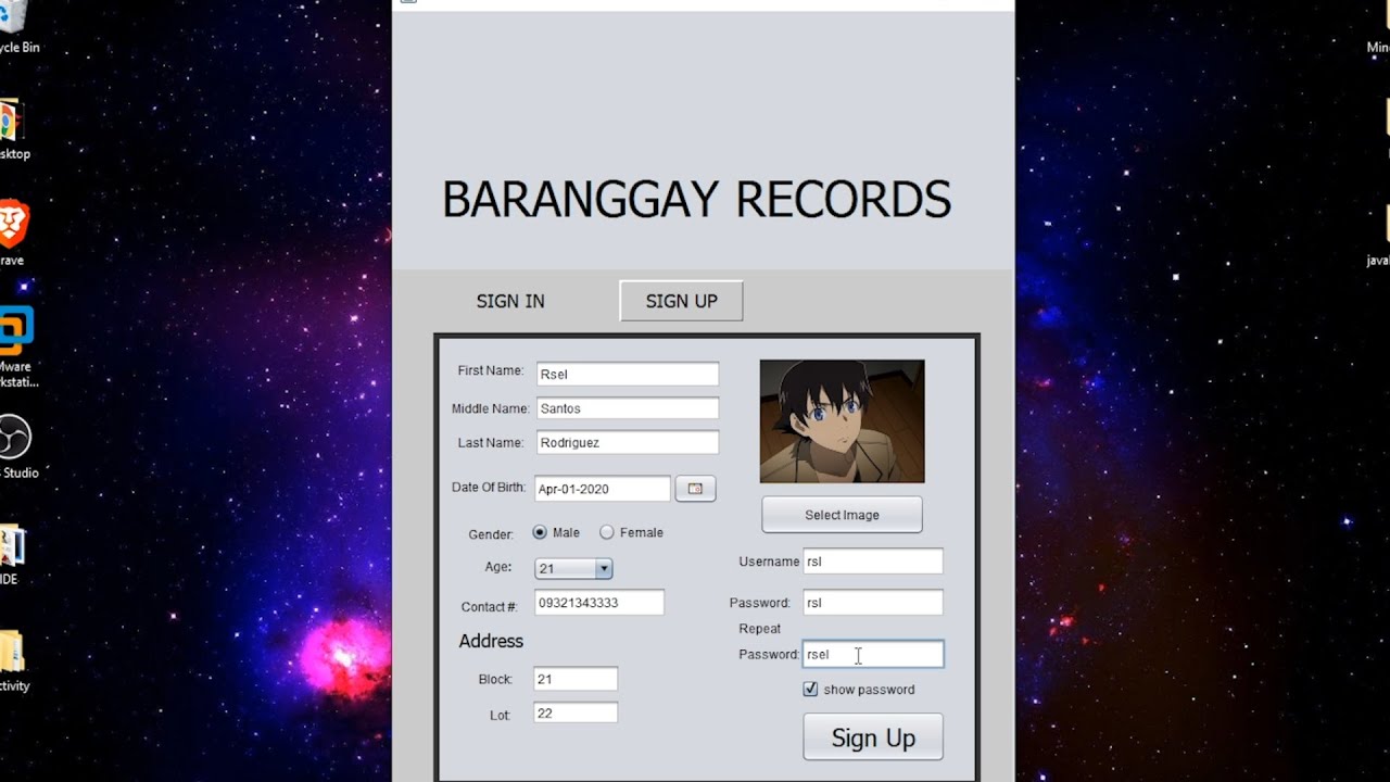 Mini Java Barangay System - YouTube