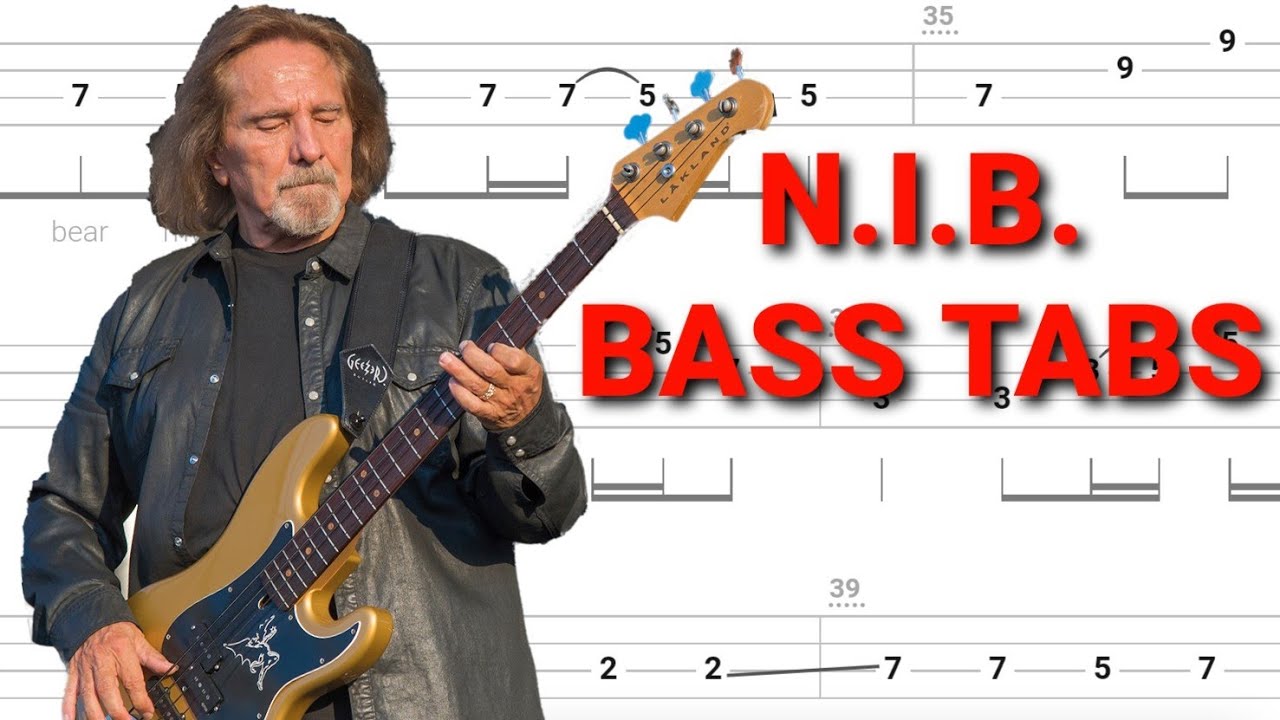 Black Sabbath - N.I.B. BASS TABS | Tutorial | Lesson - YouTube