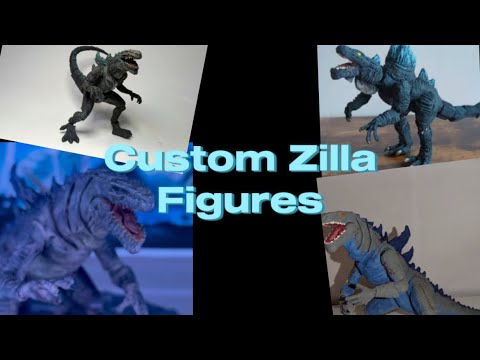 Rating Custom Zilla Figures - YouTube