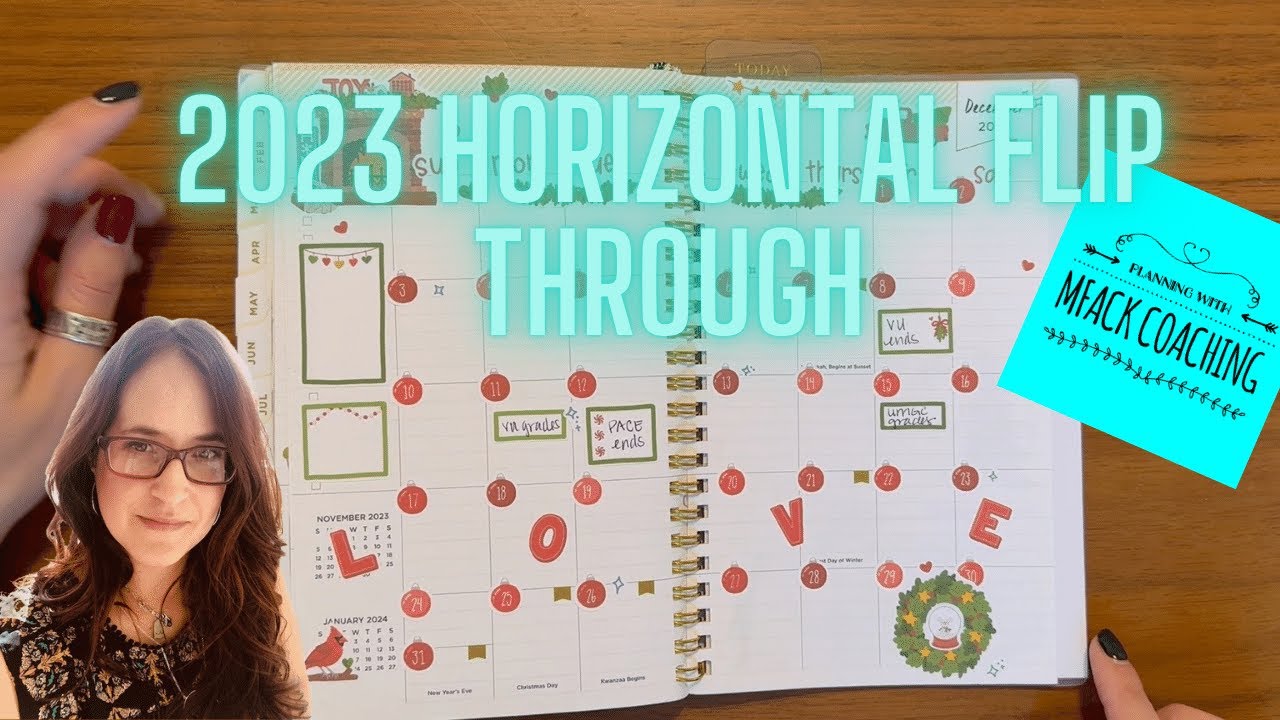 Flipthrough - Horizontal teacher planner - YouTube