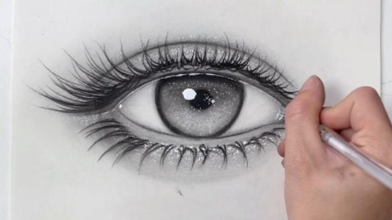 How to Draw Hyper Realistic Eyes Step by Step | Easy Way To Draw An Eye ...