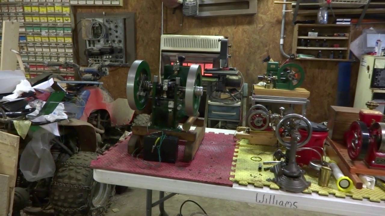 Homemade horizontal side shaft hit and miss engine - YouTube