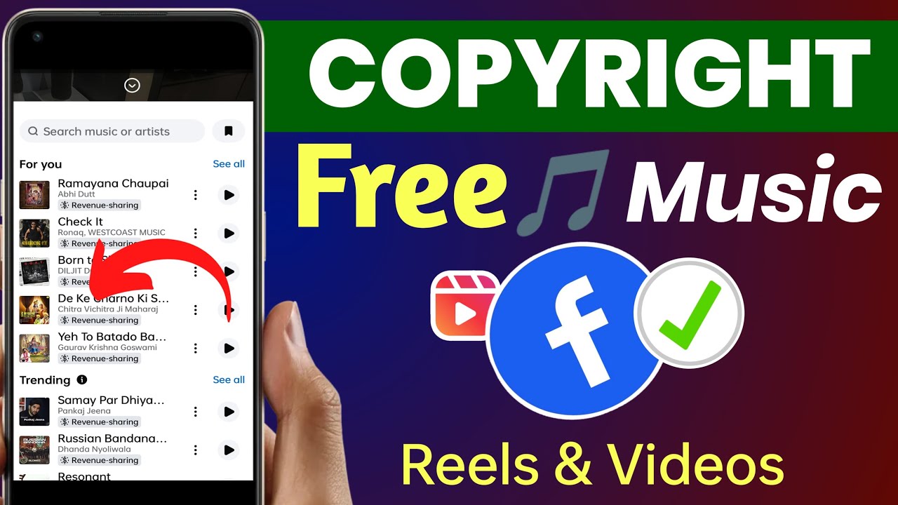 facebook पर Copyright का tension खत्म🔥 | facebook copyright free music ...