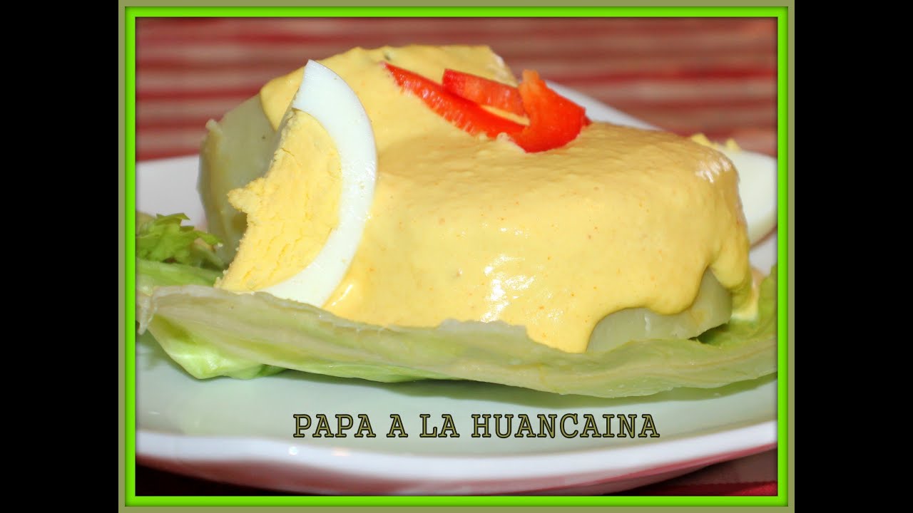PAPA A LA HUANCAINA_POTATOES IN SPICY CHEESE SAUCE - YouTube