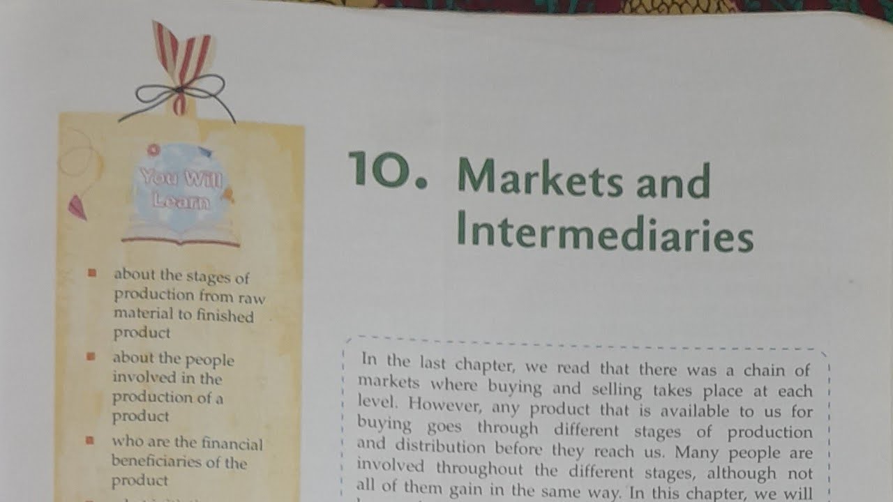 Market and Intermediaries | Class 7th civics | - YouTube