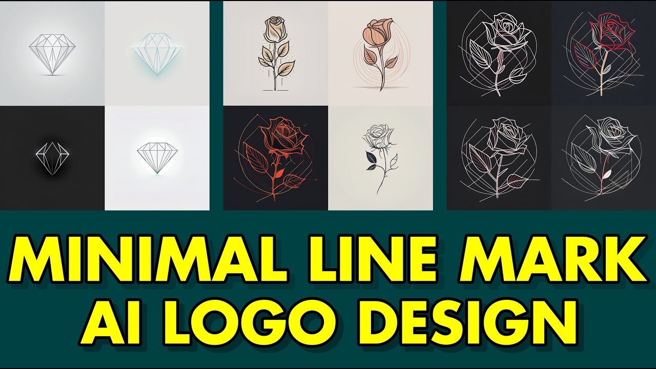 MidJourney AI Logo Design: Create Stunning Minimal Line Mark Logo ...